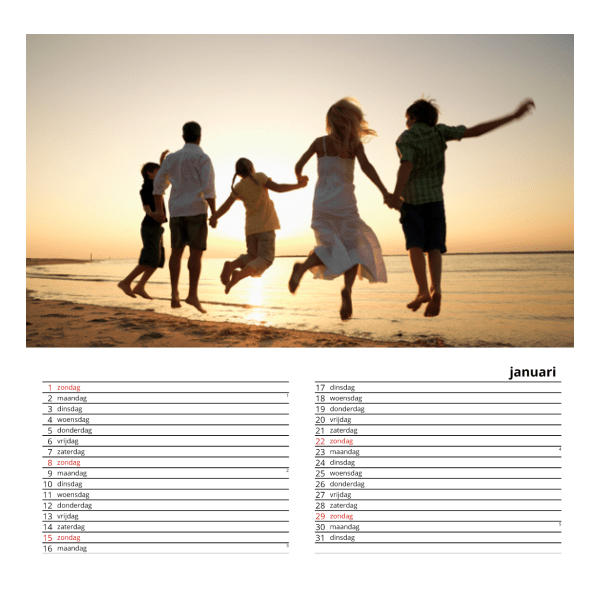 Jaarkalender 2017 maken » Makkelijk en snel » Begin nu! | albelli.nl